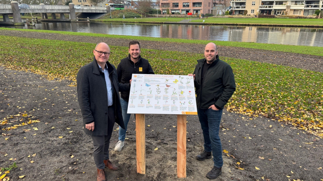 Oegstgeest wordt bijvriendelijker met een bonte berm en boombakken